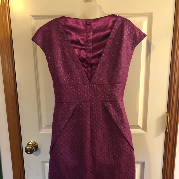 Ashro | Dresses | Ashro Purple Formal Cocktail Party Evening Dress ...